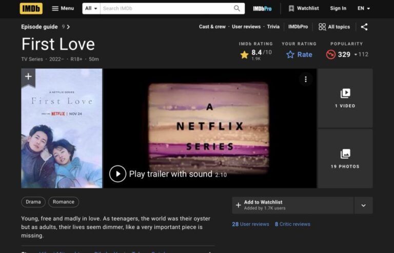 【First Love 初恋】Netflix泣ける恋愛ドラマ｜あらすじ・キャスト・評価そして感想 | ネットライフのザッキオー